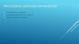 Image Processing TARUS: a FARMBOT | PPTX