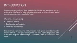 Image processing | PPTX | Photo Editing Software | Computer Software and Applications