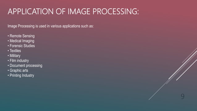 Image processing | PPT