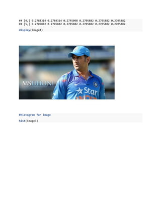 Image Processing in R | PDF
