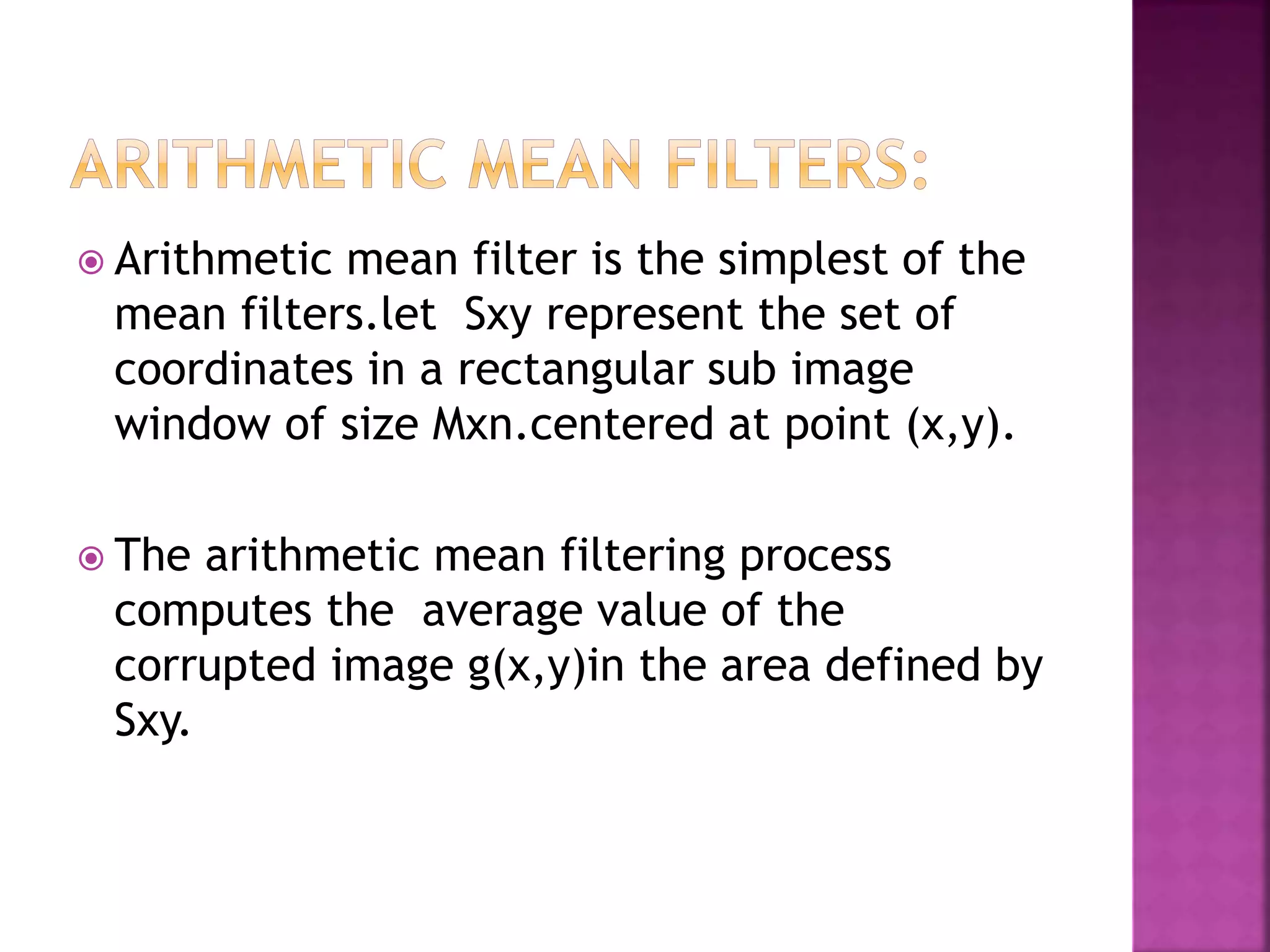 Image processing | PPTX