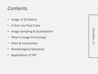 Digital Image Processing | PPTX