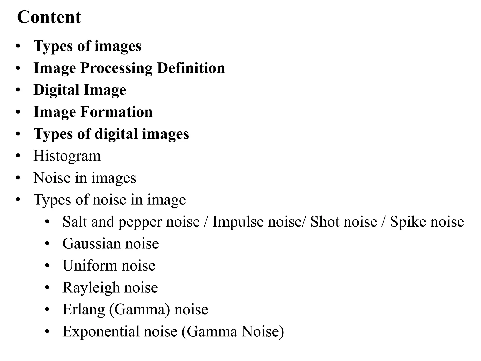 Image processing, Noise, Noise Removal filters | PDF