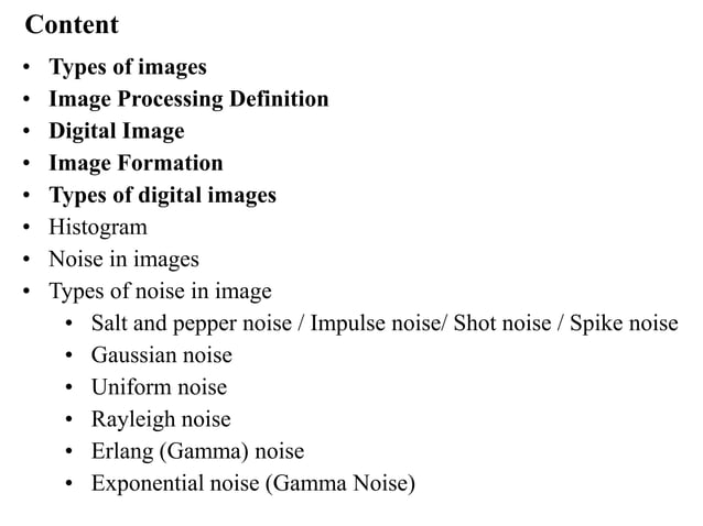 Image processing, Noise, Noise Removal filters | PDF