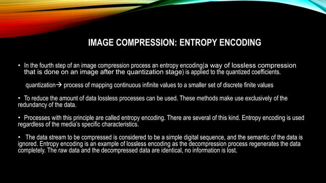 Image processing and compression.pptx | Photo Editing Software | Computer Software and Applications