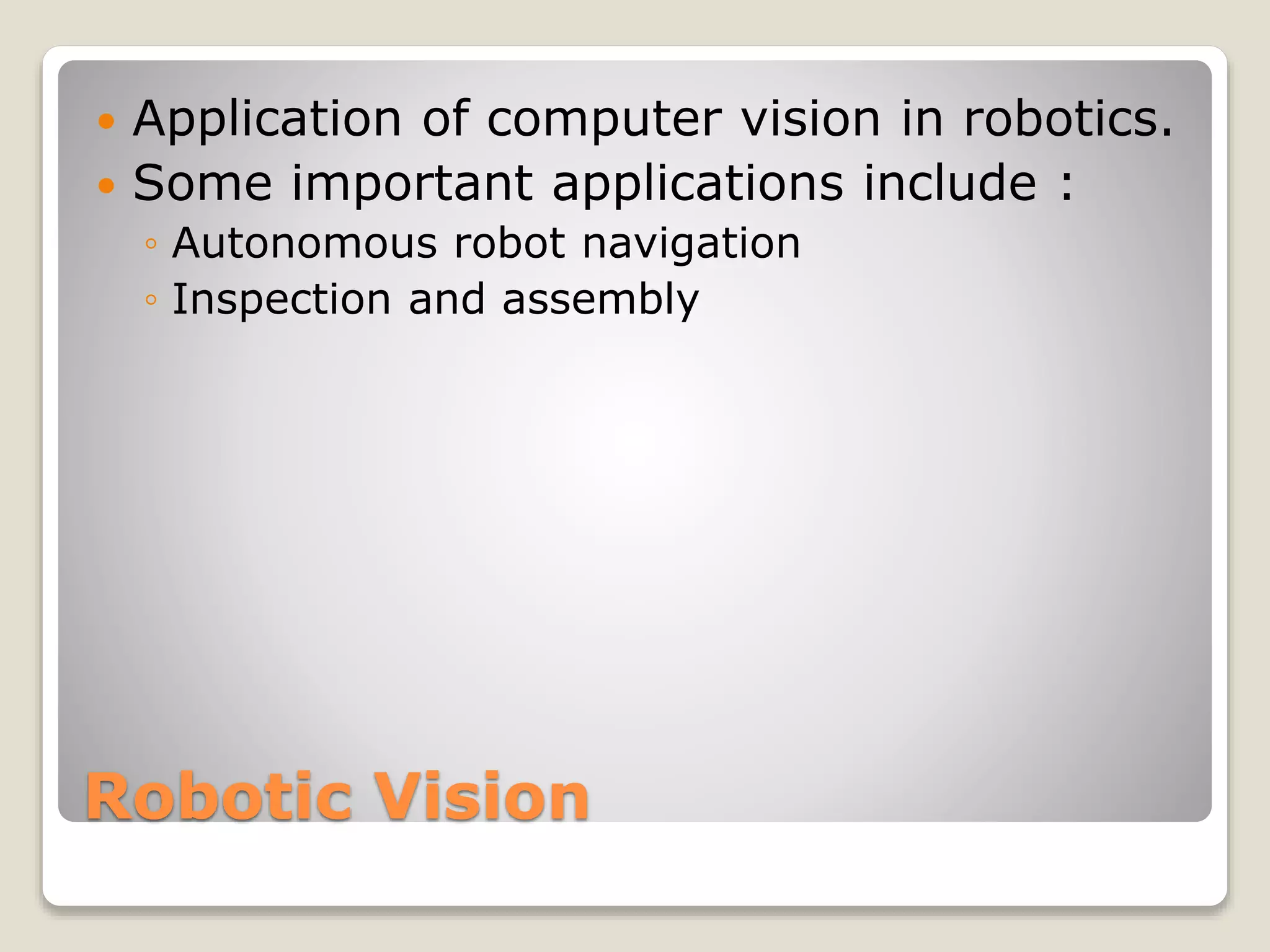Image Processing and Computer Vision | PPTX