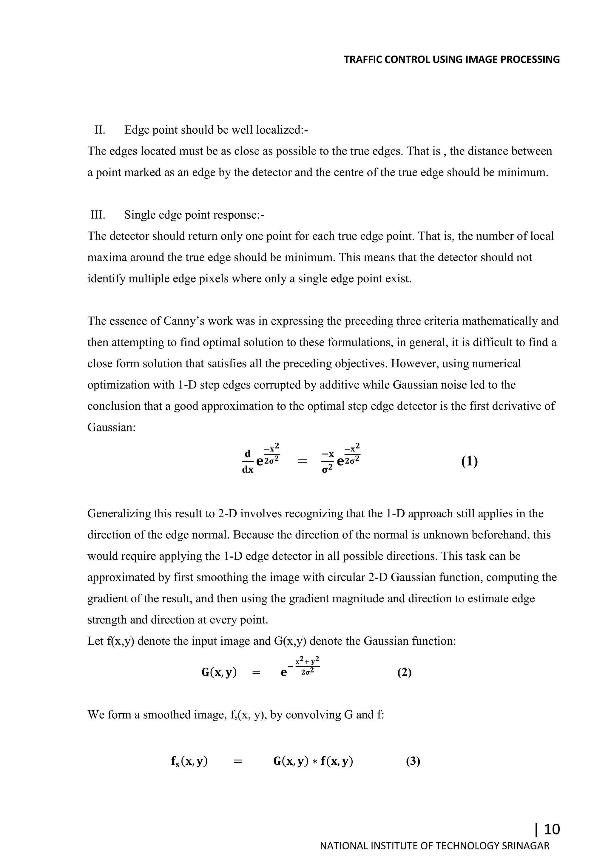 Final Project Report On Image Processing Based Intelligent Traffic Control Systemmatlab Gui Pdf
