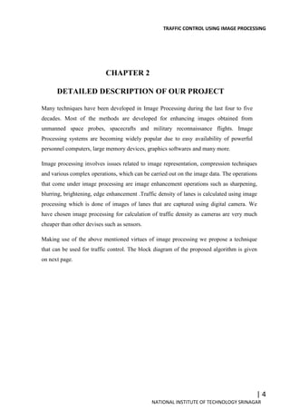 Final Project Report on Image processing based intelligent traffic control system+matlab gui | PDF