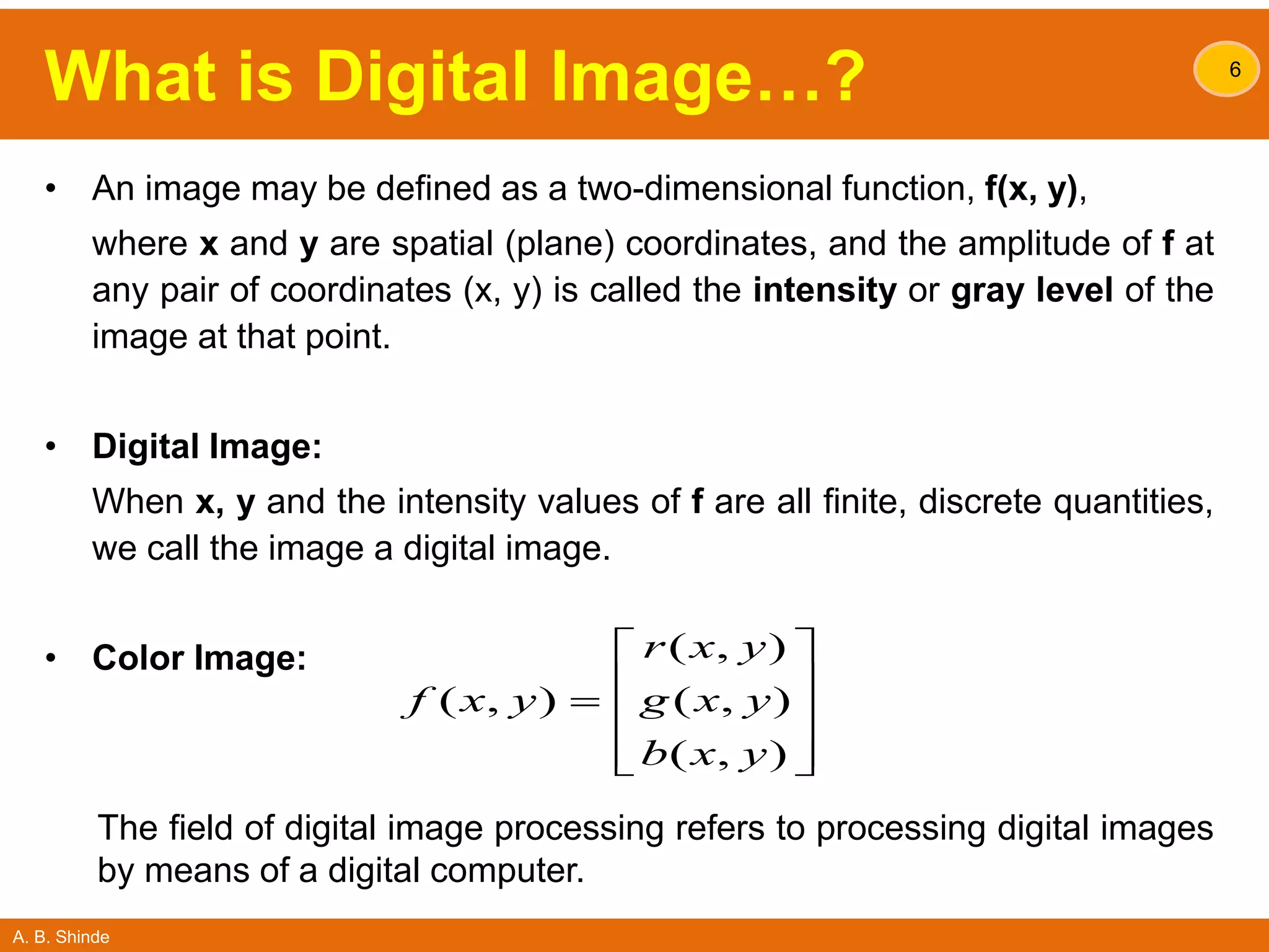 Image Processing Basics | PPSX
