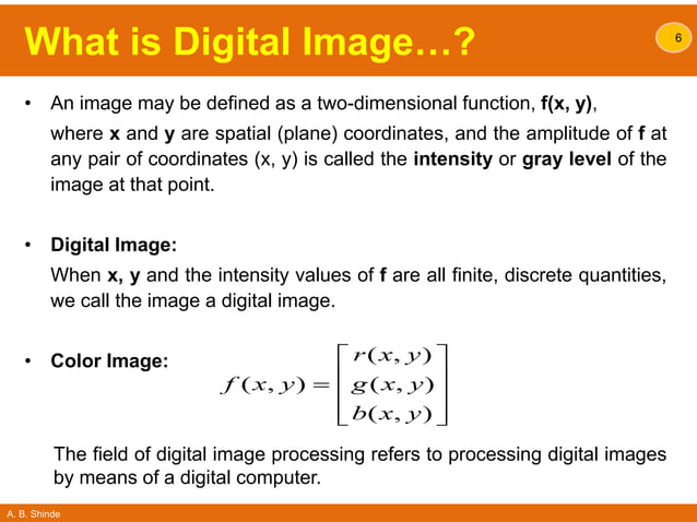 Image Processing Basics | PPSX
