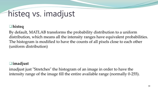 Fundamentals Of Image Processing And Computer Vision With Matlab Ppt 5712