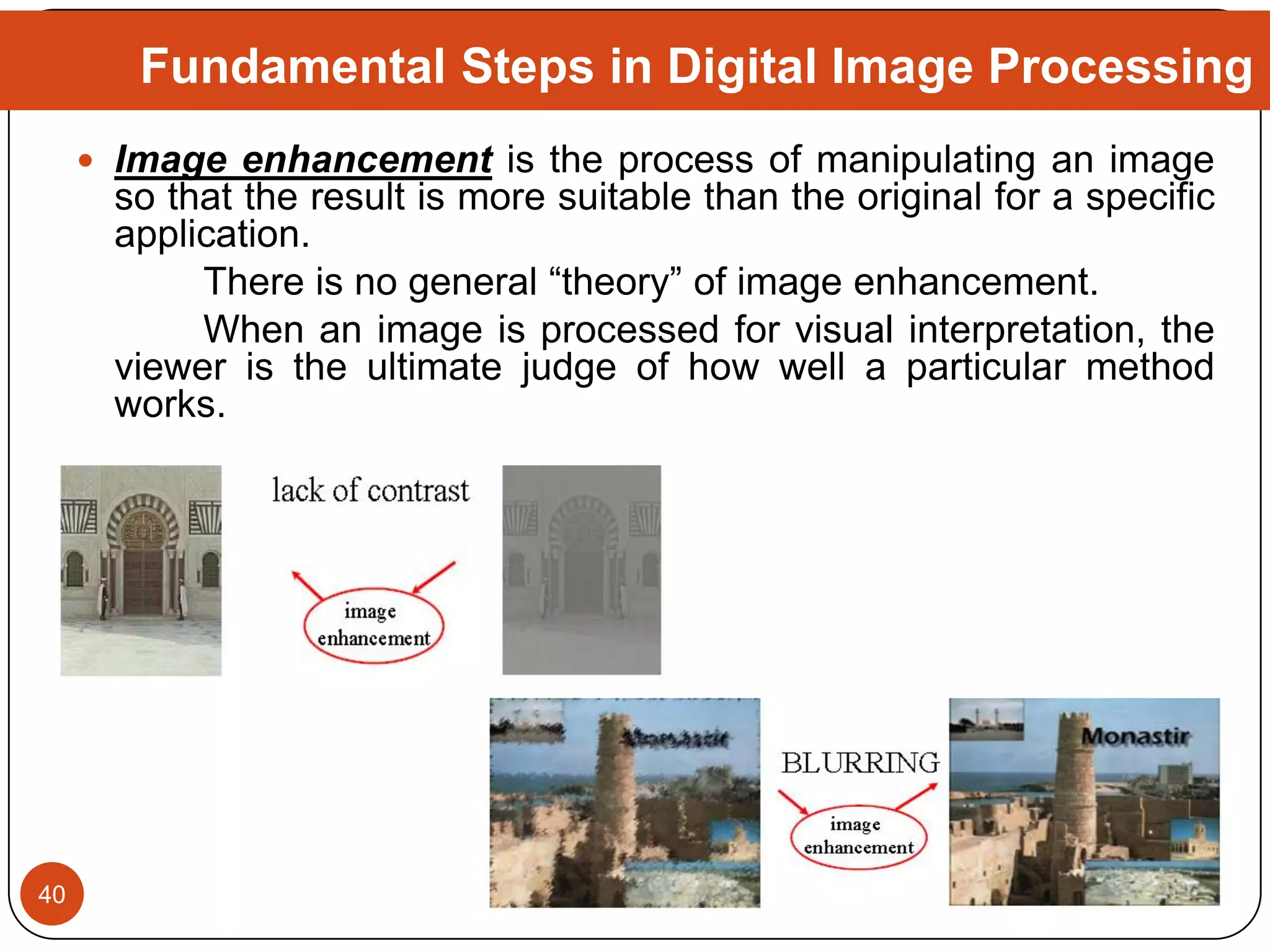 Image processing fundamentals | PPT