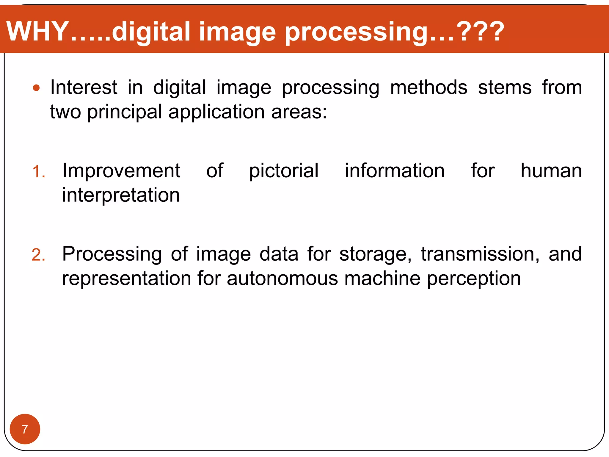 Image processing fundamentals | PDF