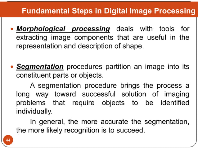 Image processing fundamentals | PPT