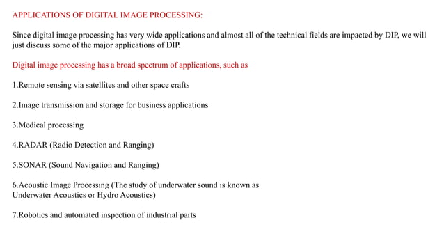 Image Processing Fundamentals .ppt | Photo Editing Software | Computer ...