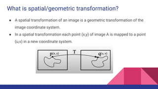 ImageProcessing_Group8.pptx | 3-D Graphics | Computer Software and Applications