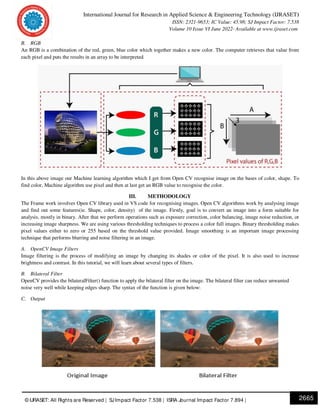 Image Processing In Open CV. Image Processing In Open CV. Image Processing In Open CV | PDF
