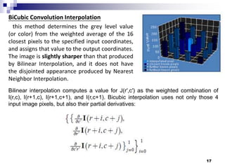 Image Interpolation Techniques with Optical and Digital Zoom Concepts | PPTX