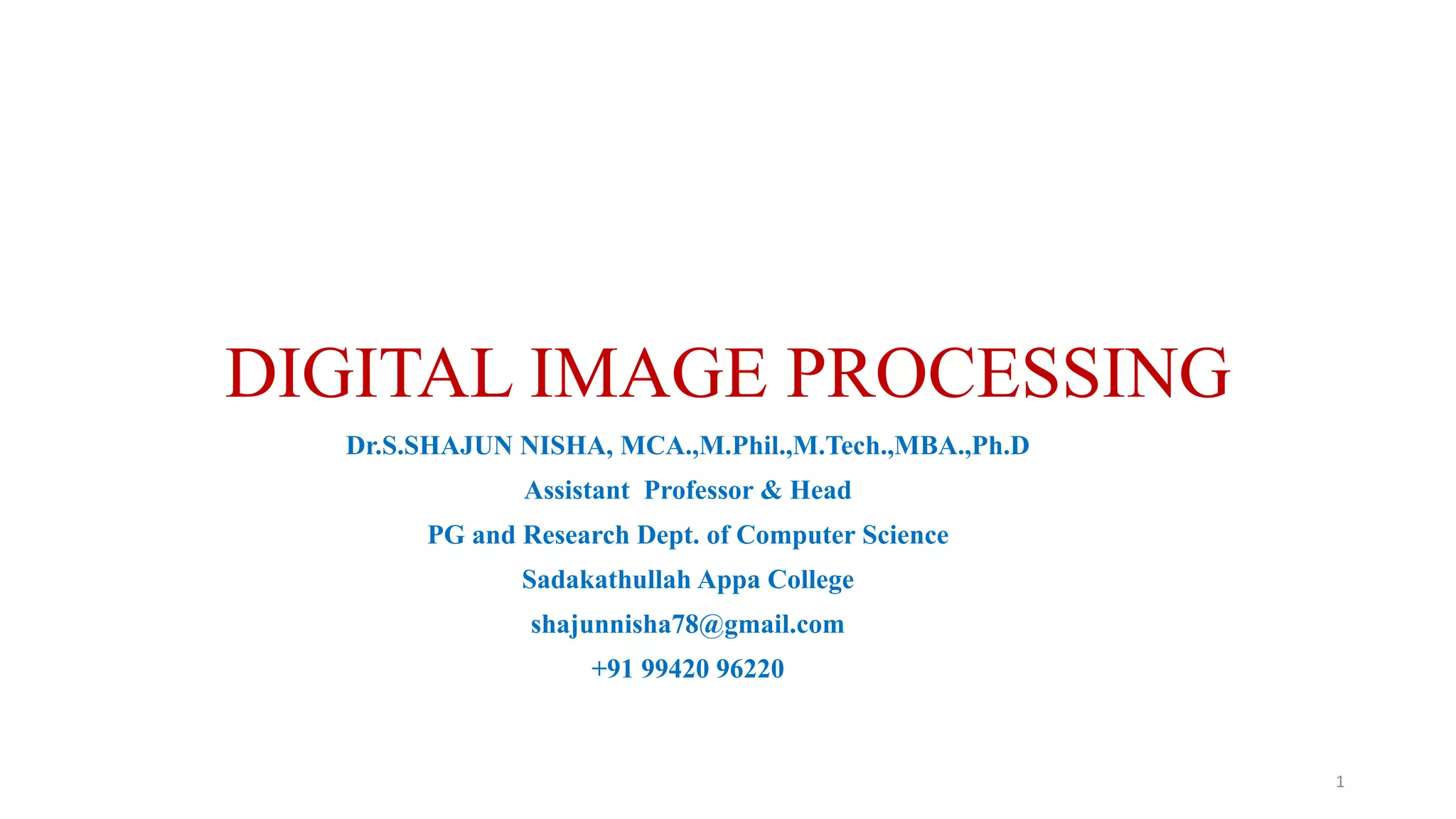 Image processing lab work | PPT
