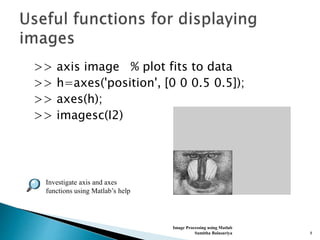 Image processing using matlab | PPT