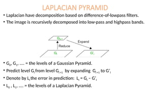 Image Pyramid gaussian pyramid laplacian | PPTX