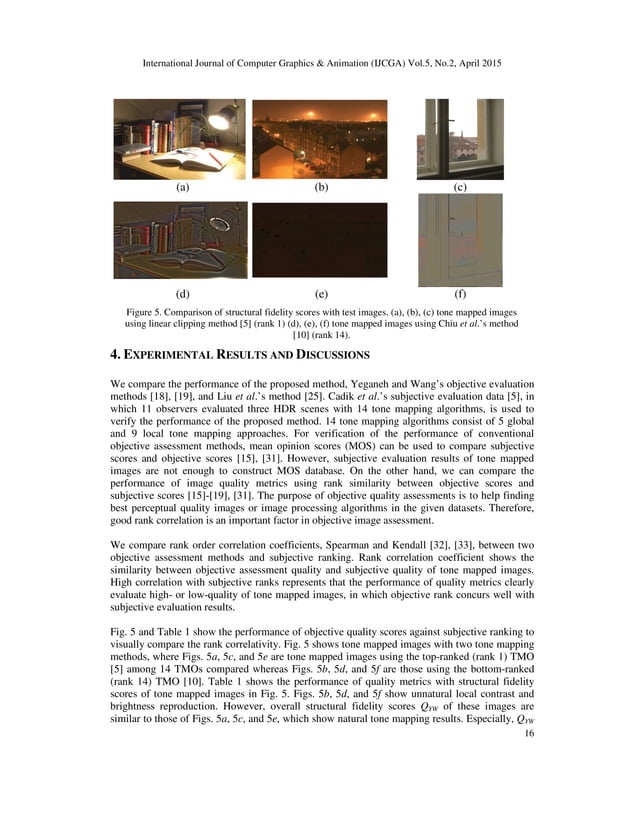 Image Quality Assessment of Tone Mapped Images | PDF