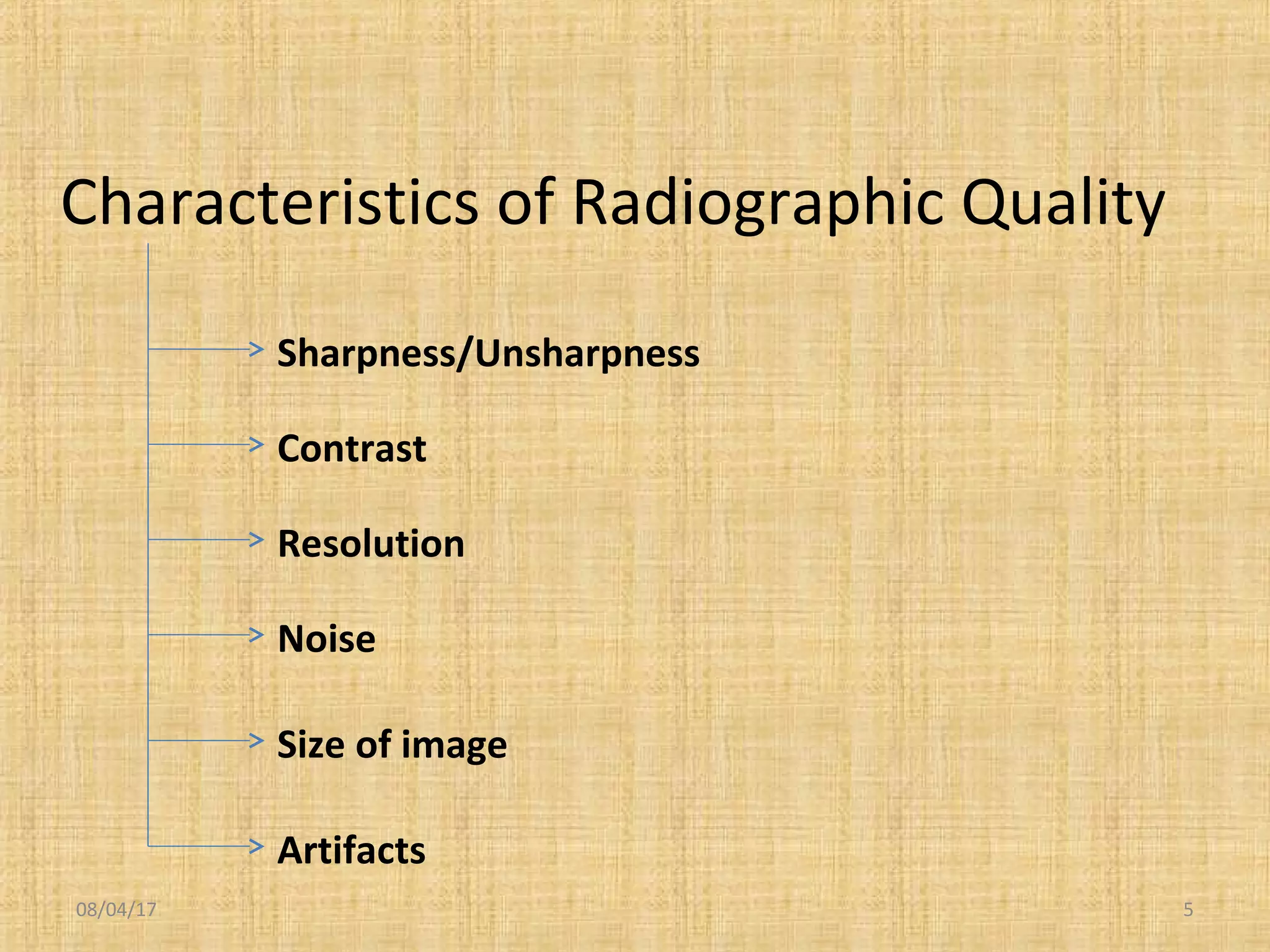 radiographic Image quality by Astuti Mishra | PPT