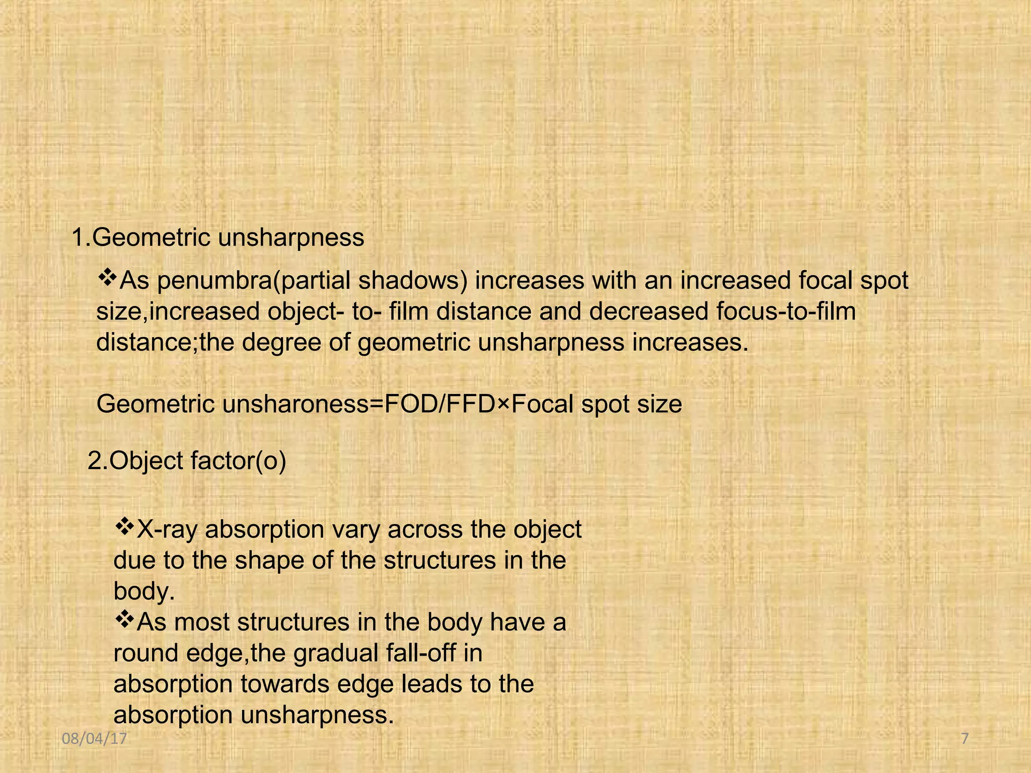 radiographic Image quality by Astuti Mishra | PPT