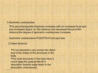 radiographic Image quality by Astuti Mishra | PPT