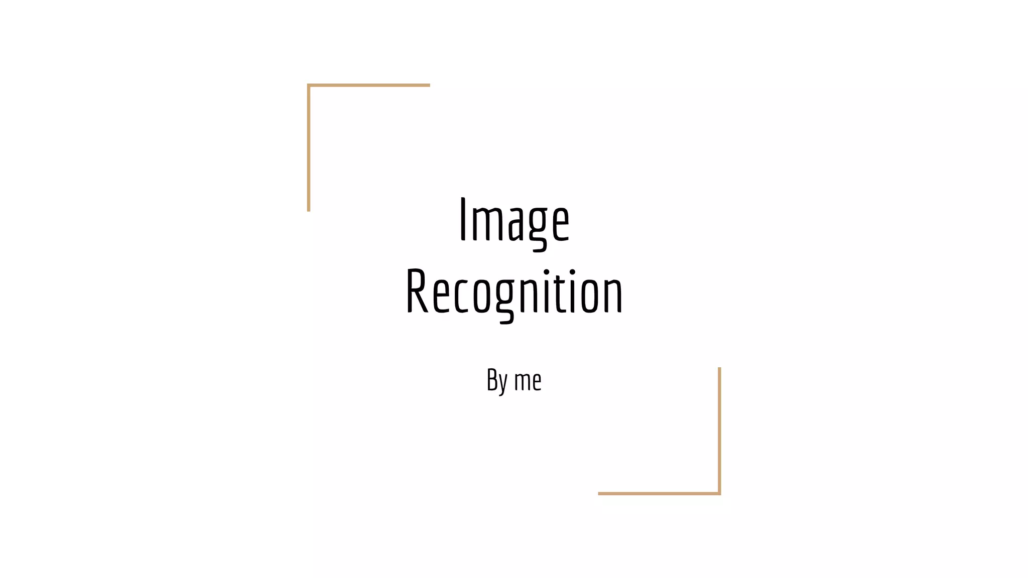 Image recognition | PPT