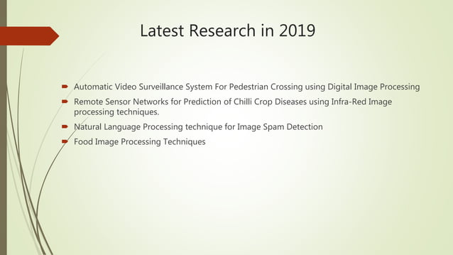 Image recognition | PPTX