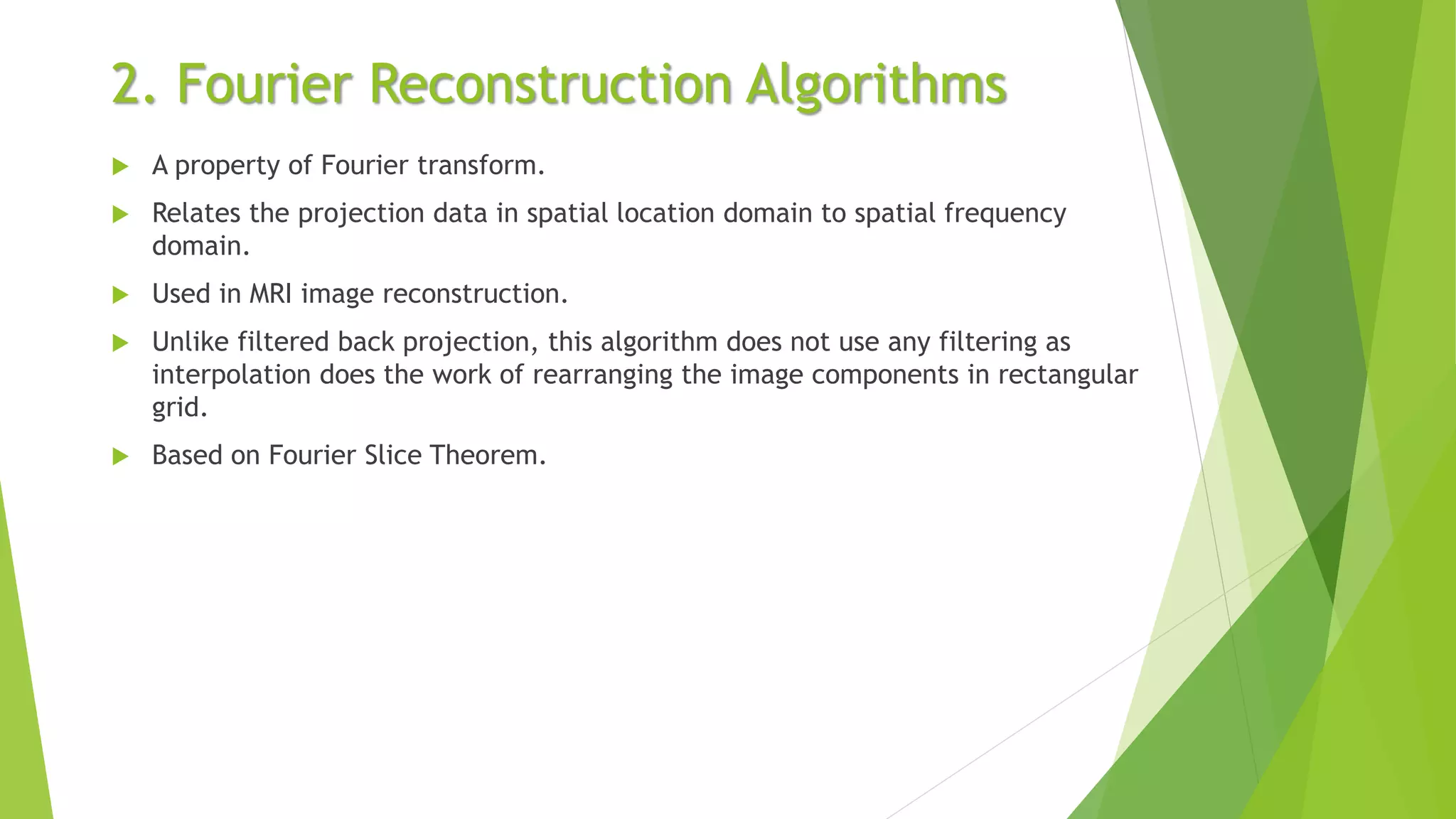 CT Image reconstruction | PPTX