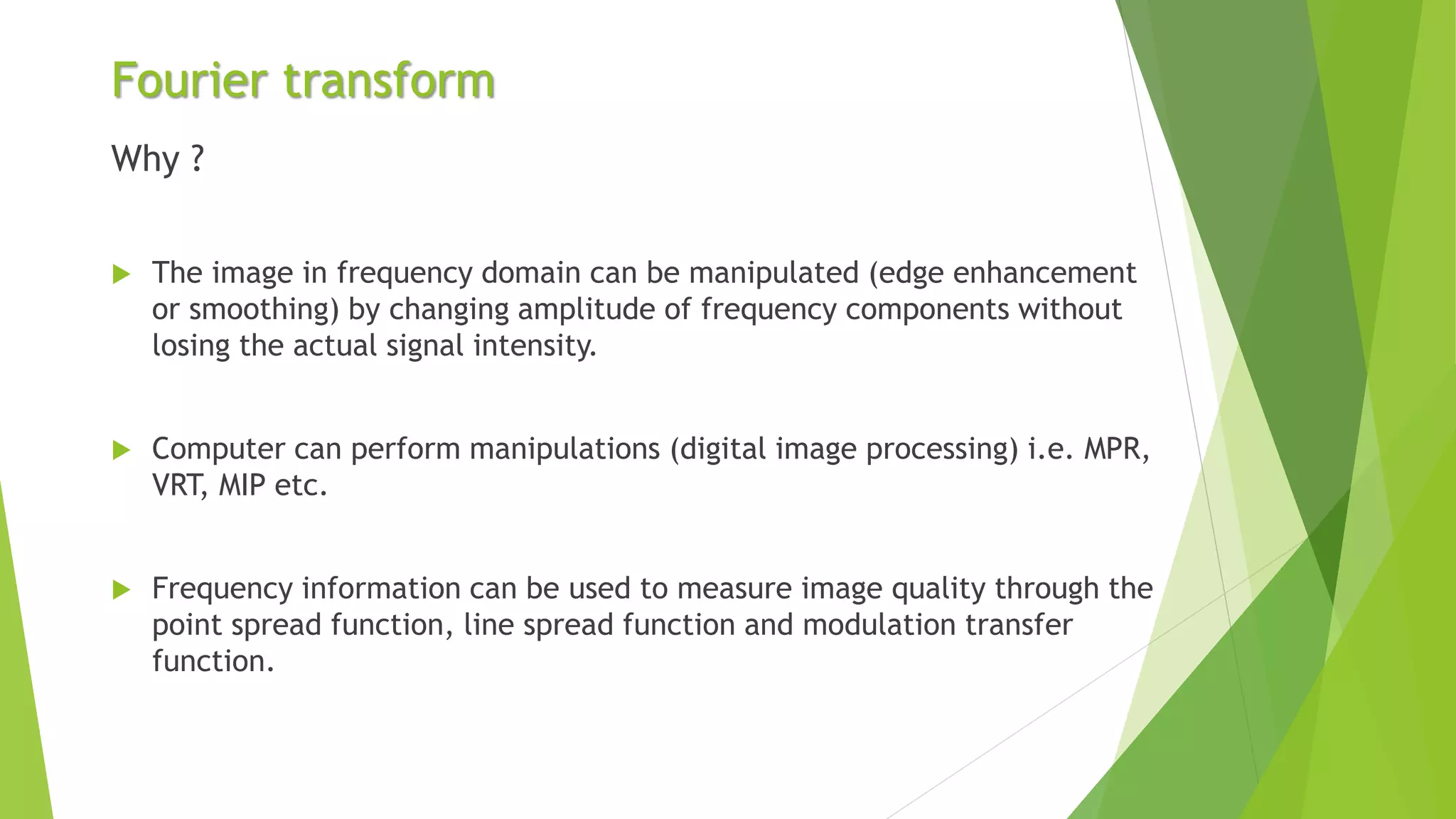 CT Image reconstruction | PPTX