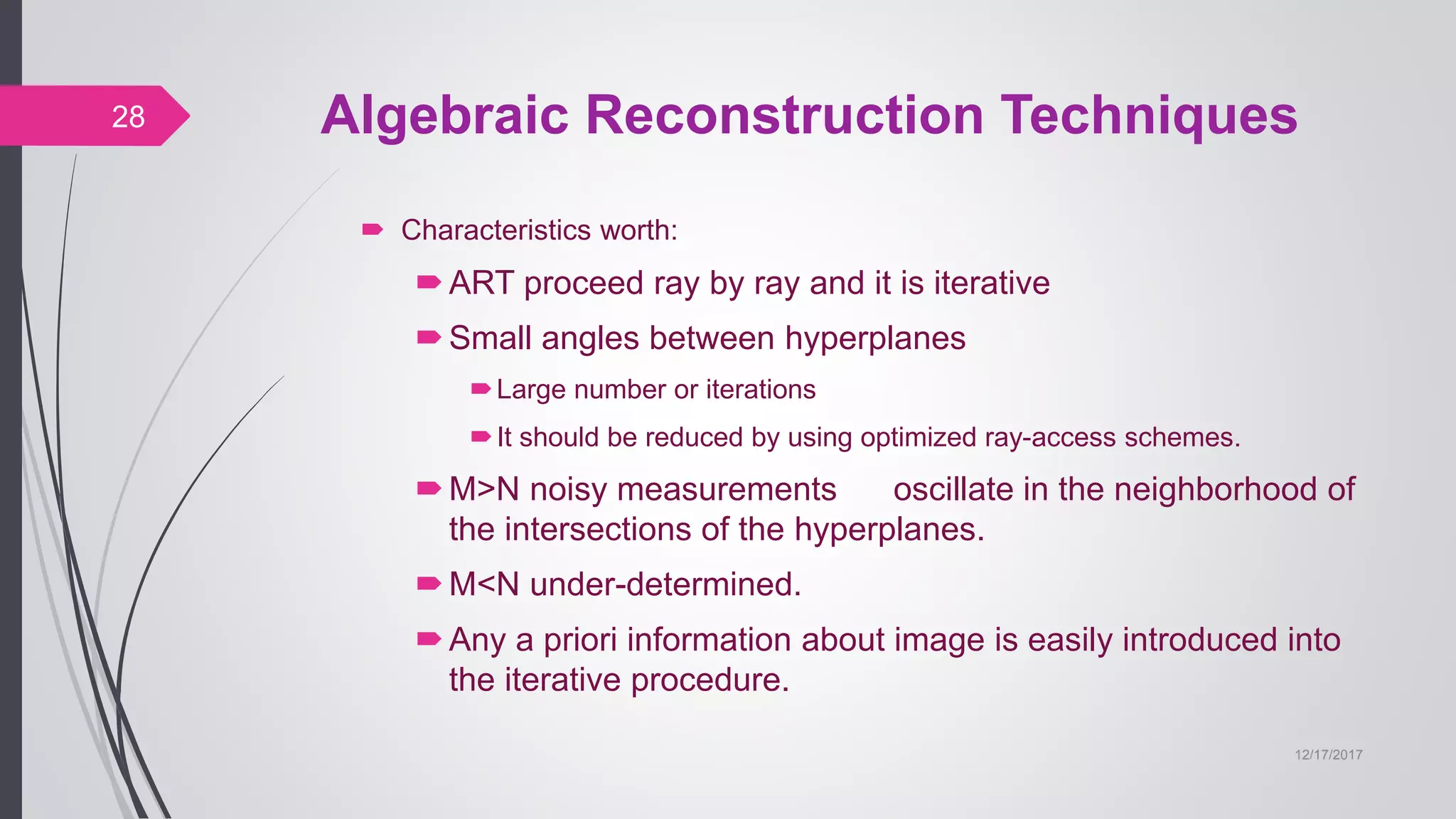 Image reconstruction in nuclear medicine | PPTX