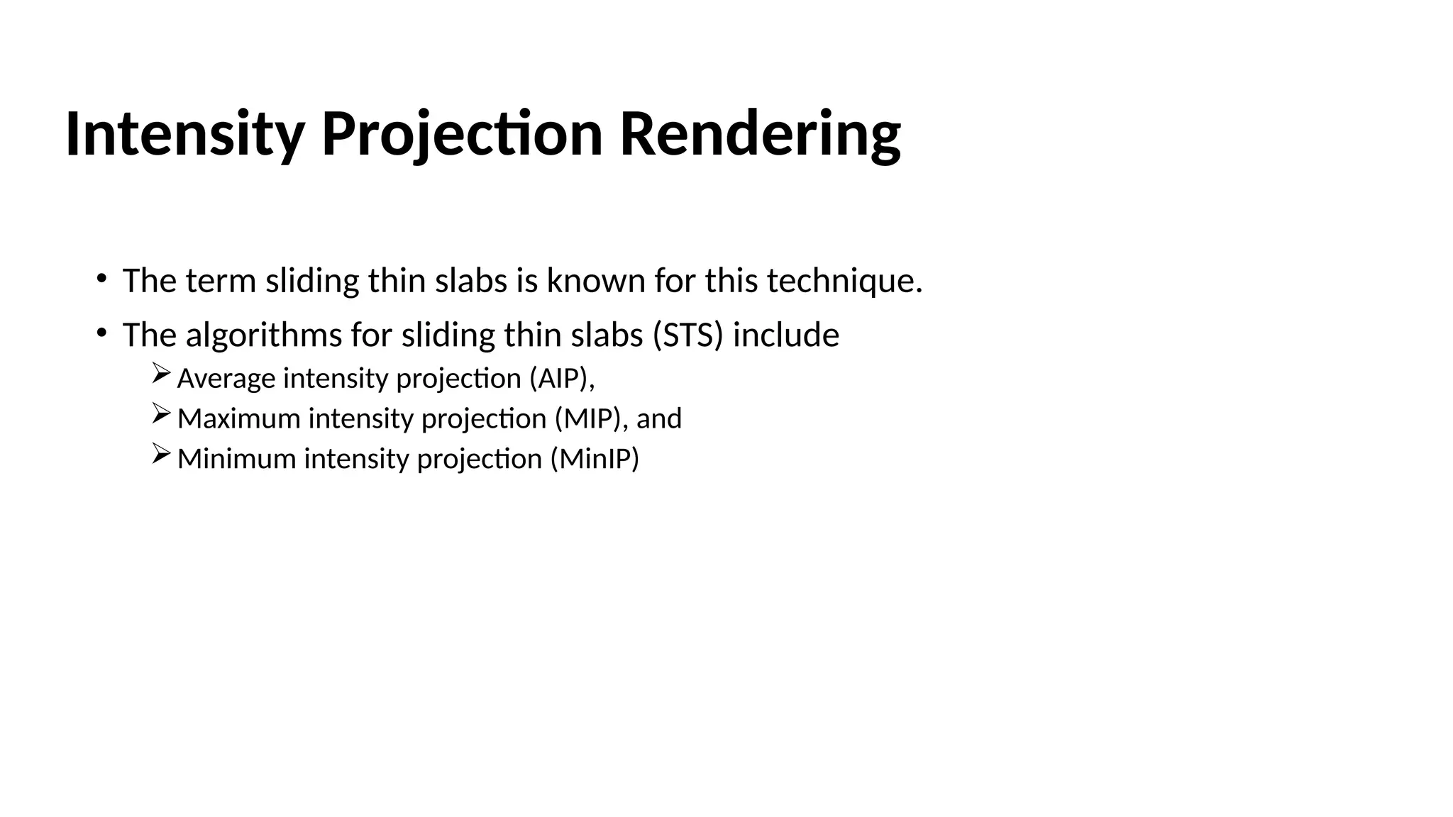 IMAGE REFORMATION TECHNIQUES IN CT-SABBU.pptx | 3-D Graphics | Computer Software and Applications