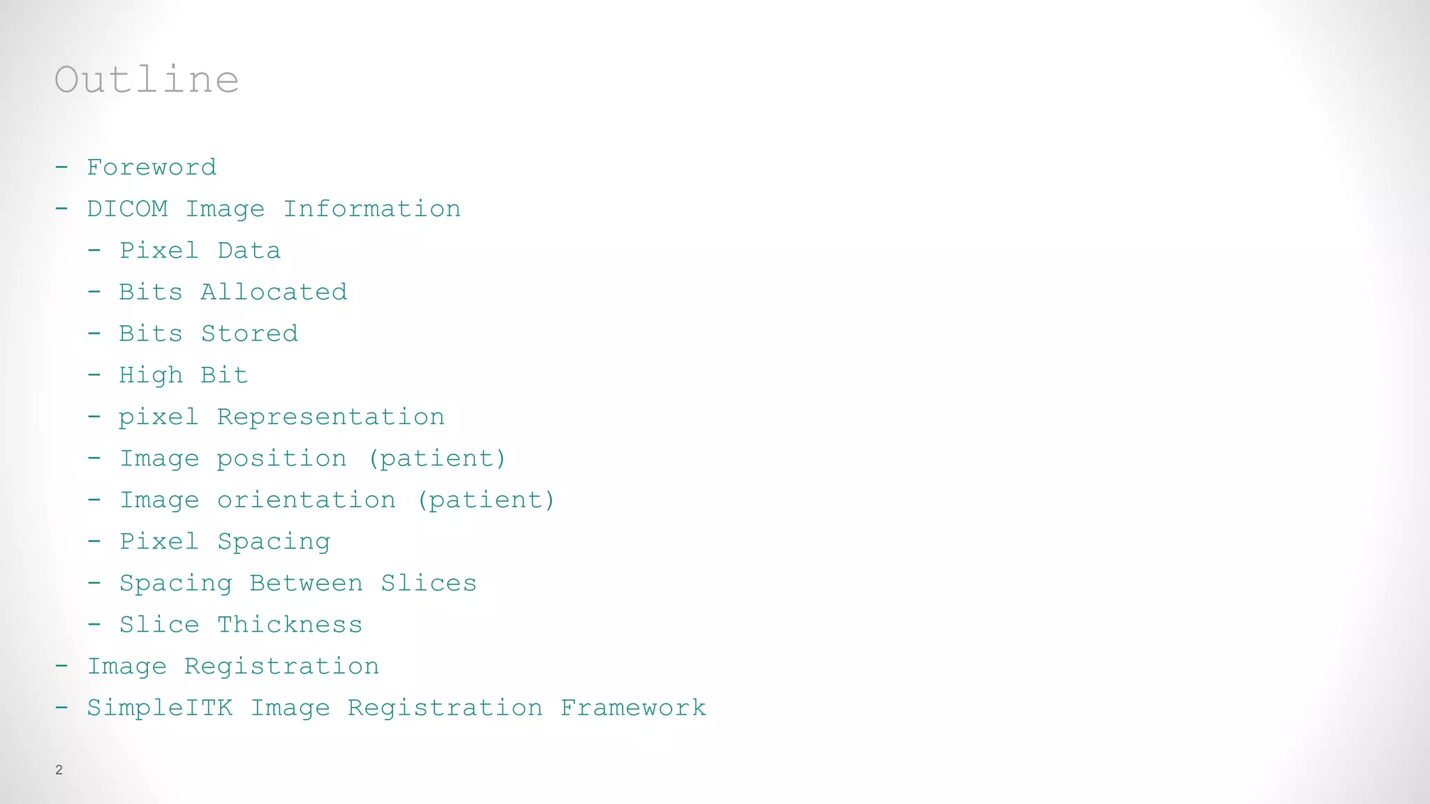 Image registration by using SimpleITK | PPTX