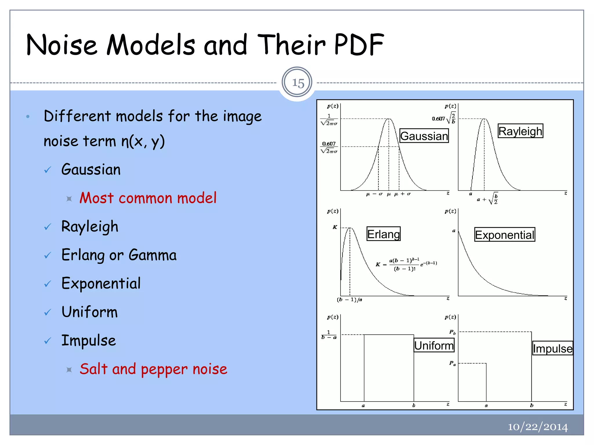 Image Restoration (Digital Image Processing) | PDF