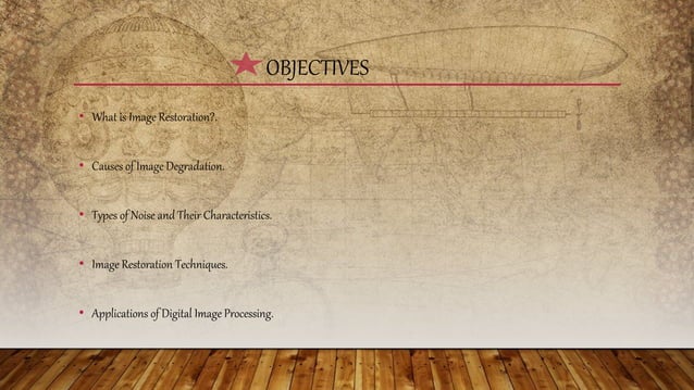 Image Restoration Autosaved 0pptx Using Matlab Ppt