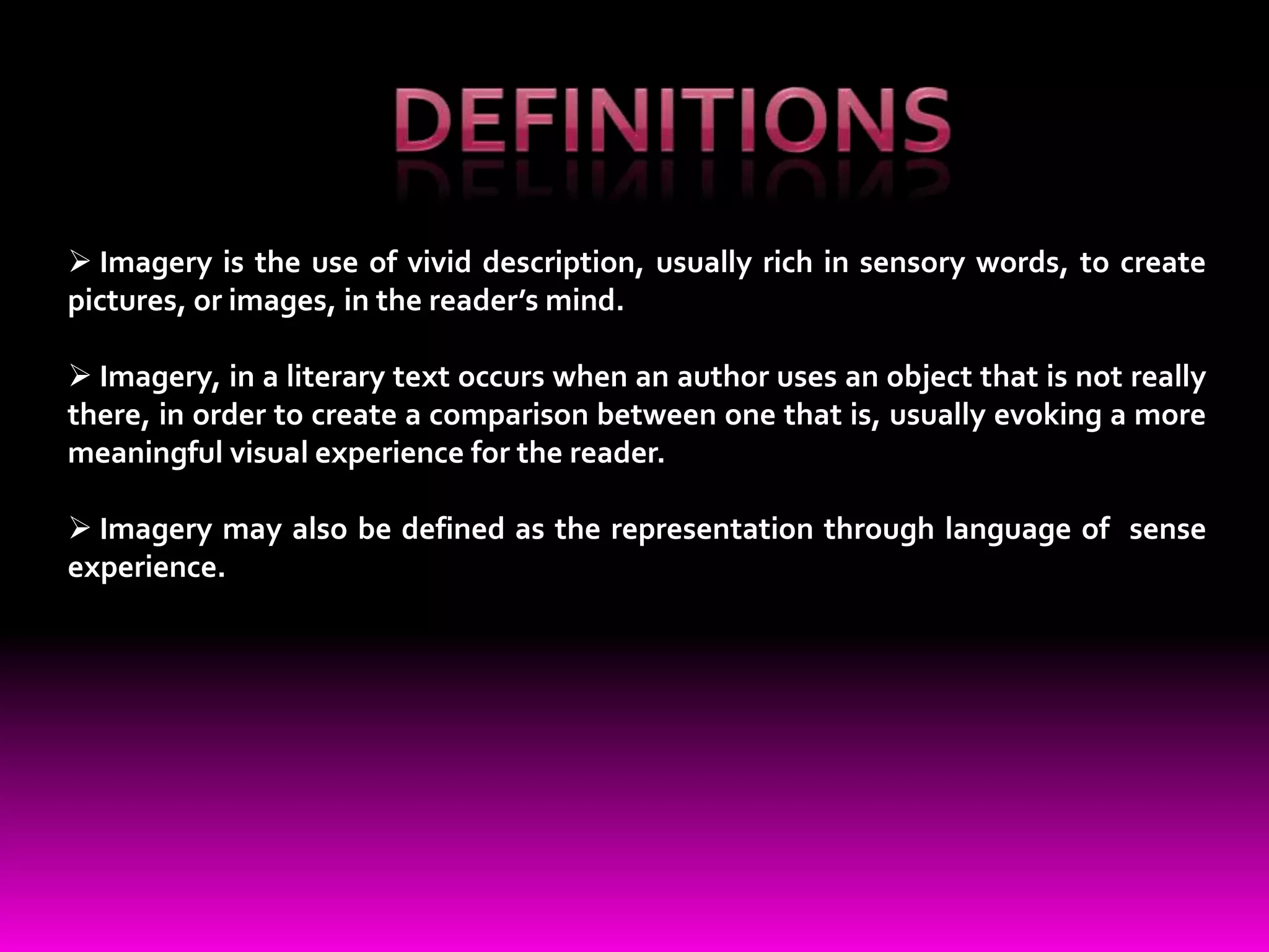 PPT - Imagery - IIB1 | PPTX