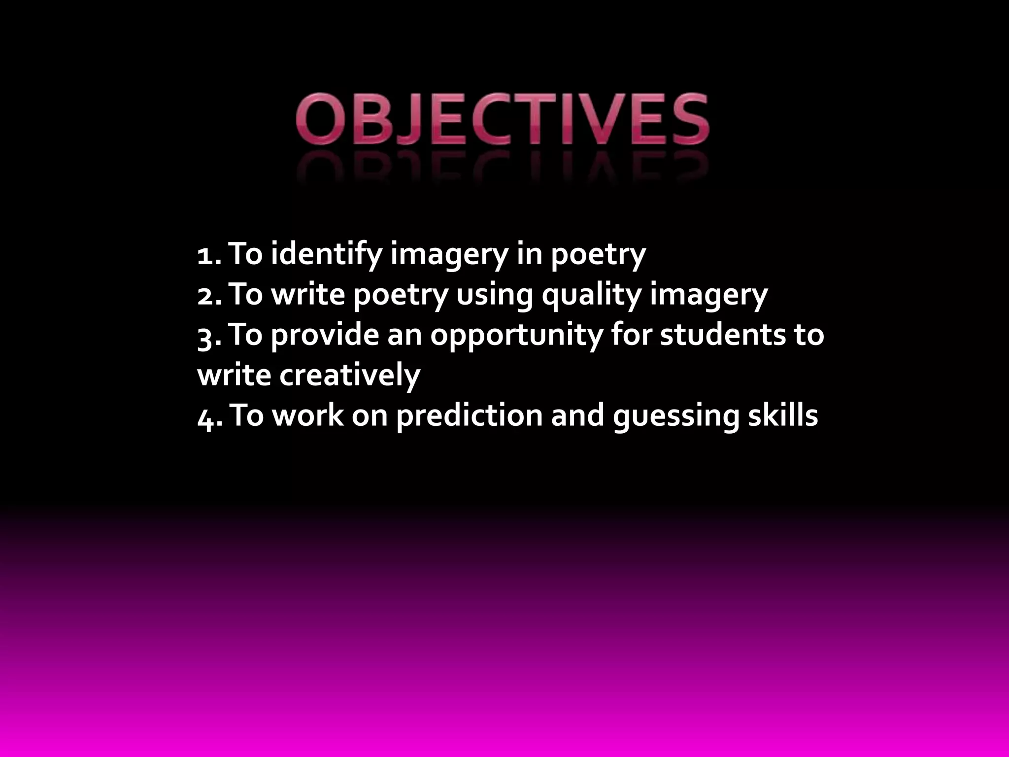 PPT - Imagery - IIB1 | PPTX