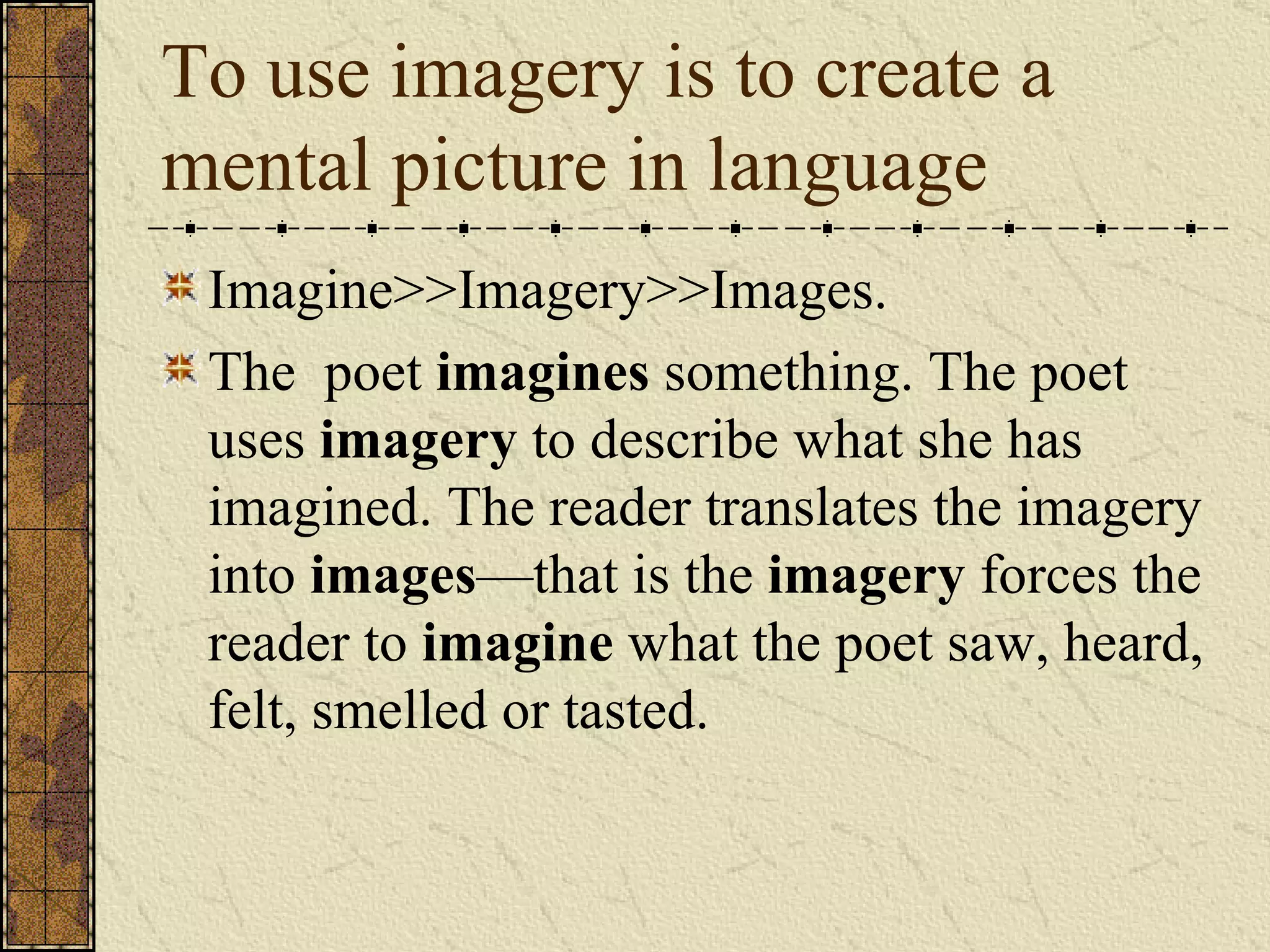 Imagery | PPT