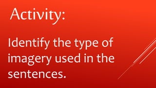 Imagery with Activity | PPTX | Perfume and Fragrance | Beauty