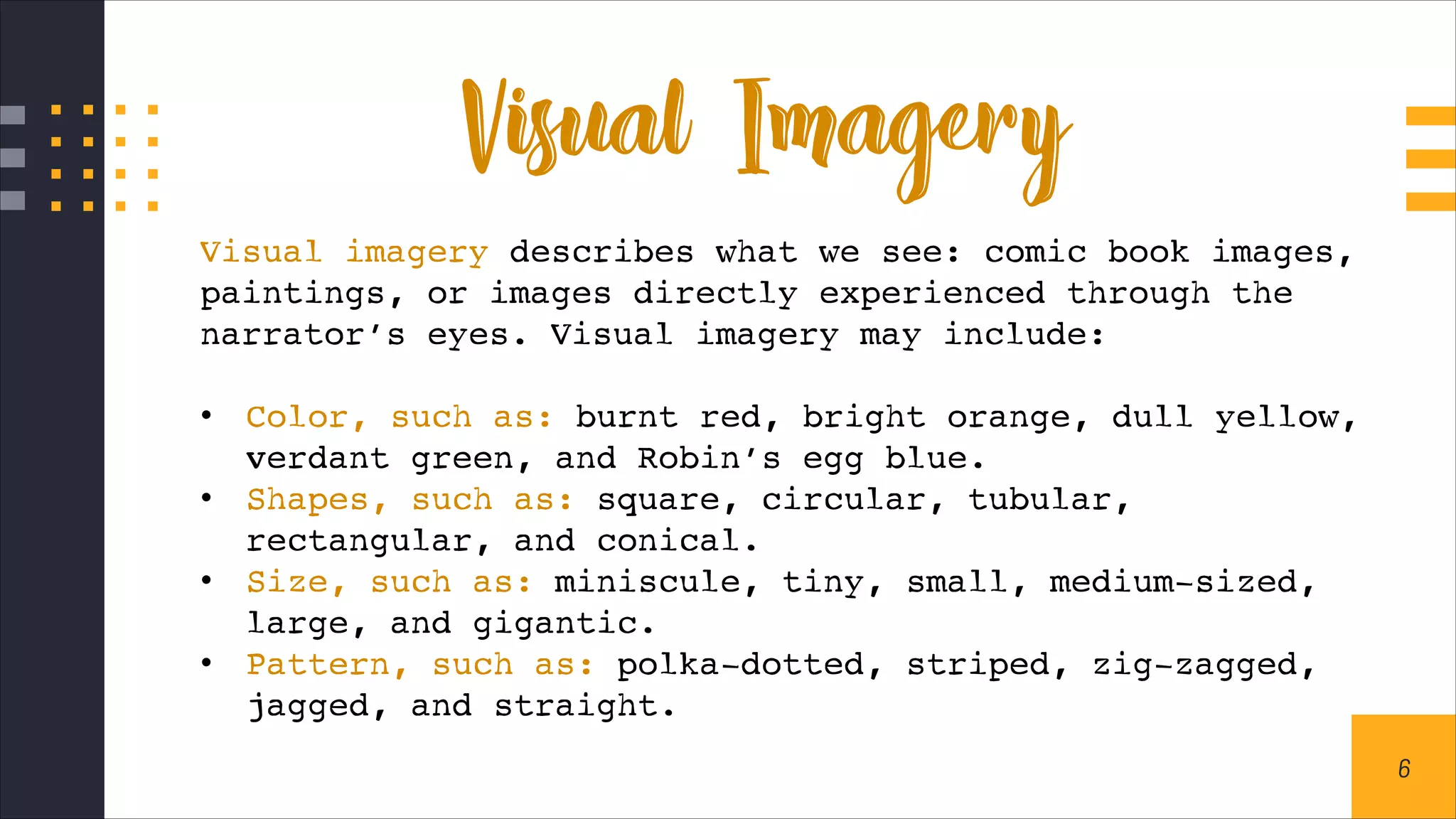 Imagery in Literature // Creative writing for SHS students | PDF