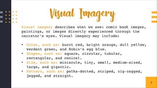 Imagery in Literature // Creative writing for SHS students | PDF