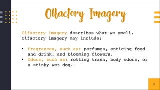 Imagery in Literature // Creative writing for SHS students | PDF ...