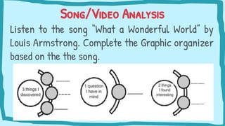 Complete the Graphic organizer based on the the song. | PPT