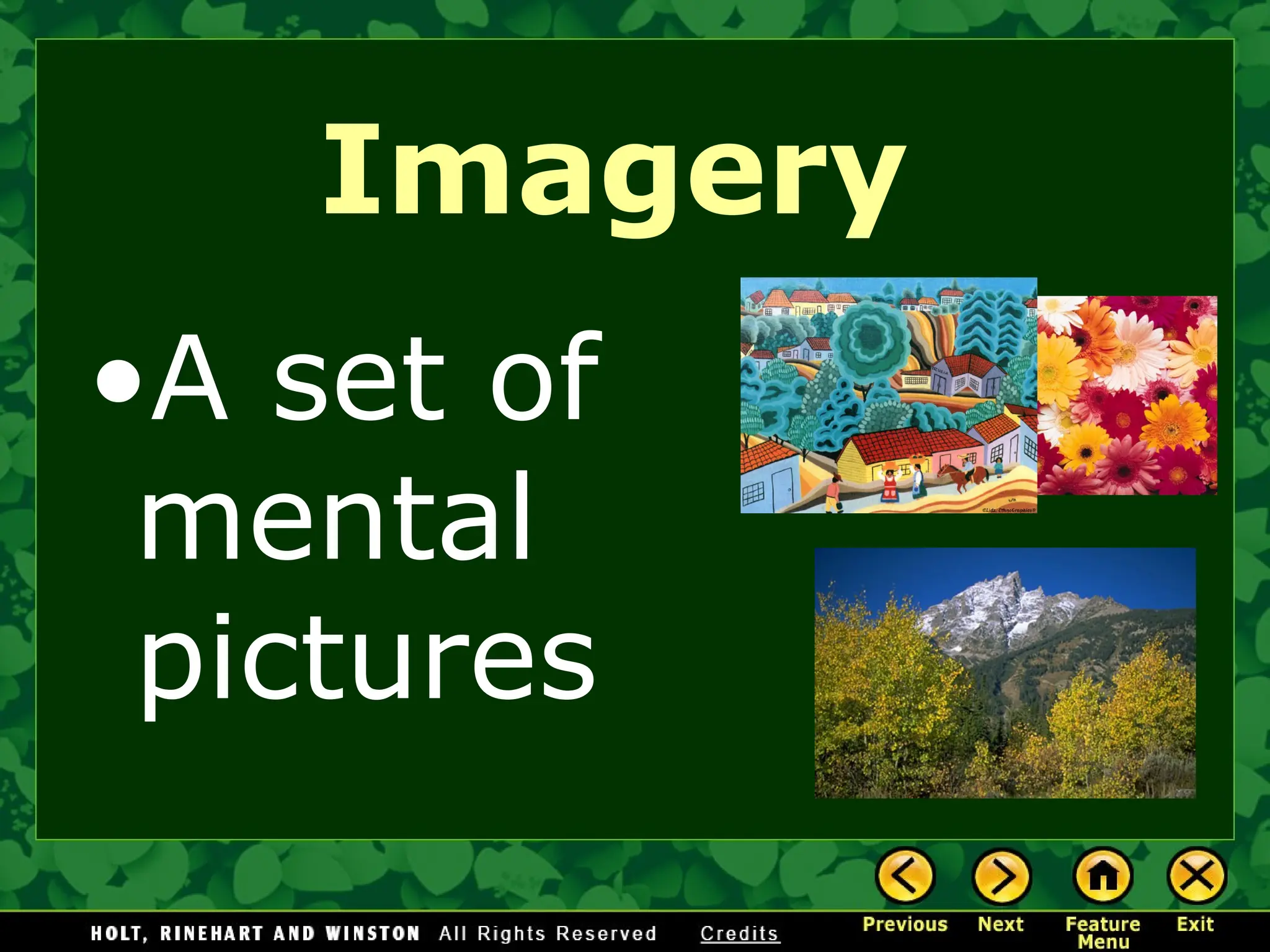 Grade 11 Creative Tech Lesson on Imagery.ppt