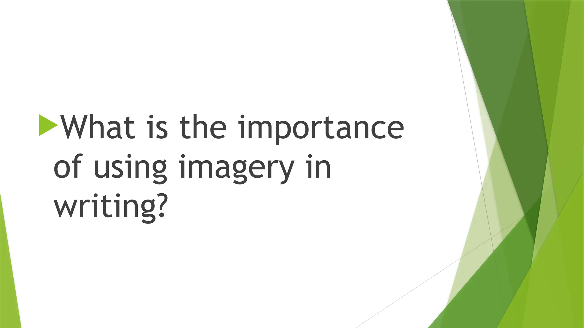 imagery-exercises English 9 for students. Pp | PPT