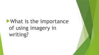 imagery-exercises English 9 for students. Pp | PPT