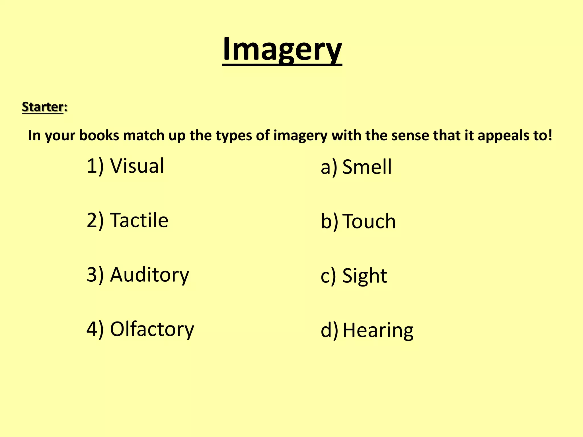 Imagery (1) | PPTX